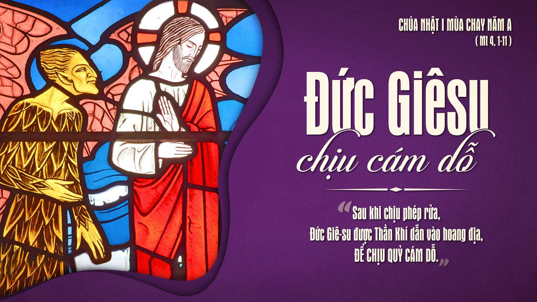 Suy Niệm Lời Chúa Chúa Nhật Tuần I Mùa Chay A (Mt 4:1-11) | Lm Alfonsô | Phút Cầu Nguyện