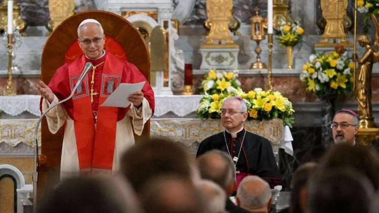 Bài giảng của ĐTC Lêô XIV trong buổi gặp gỡ và cầu nguyện tại Nhà thờ ...